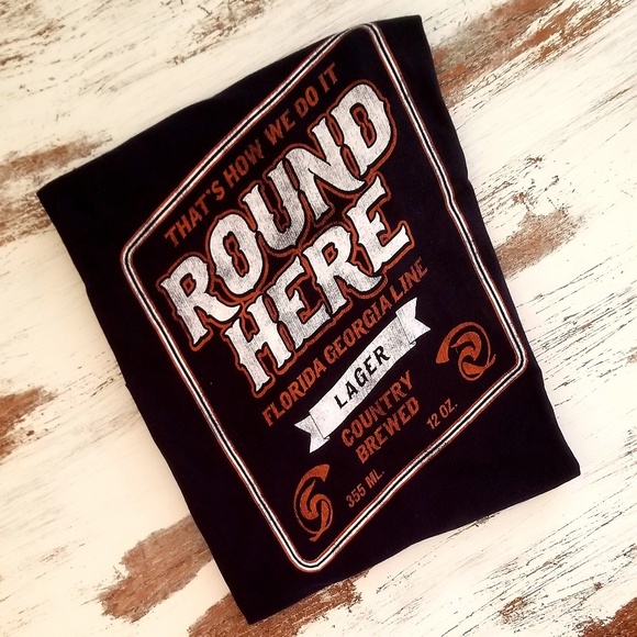 Tultex | Shirts | Florida Georgia Line Fgl Concert T Shirt Navy Xxl ...